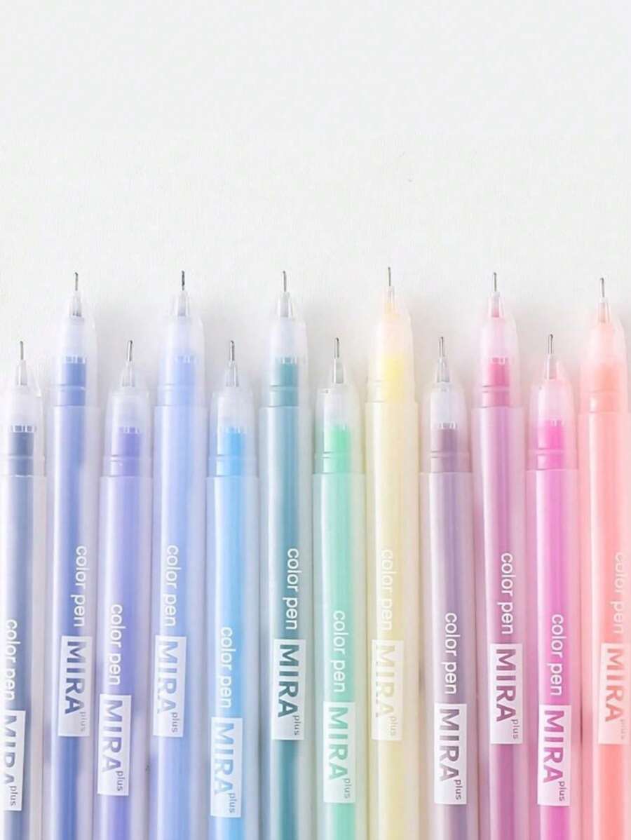 12-Pack Bullet Journaling Pens 0.5mm Fine Tip, Stationery For Students ...