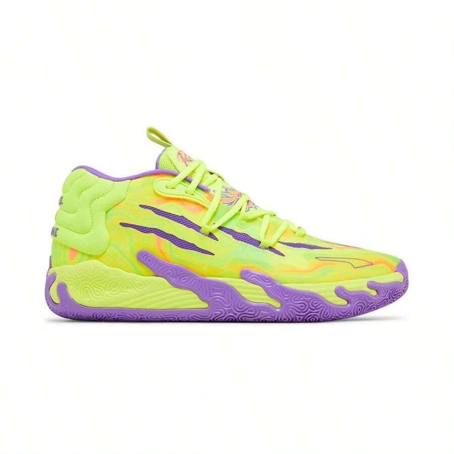 Puma LaMelo Ball MB.03 379898-01 Sneakers Men's Yellow Basketball Shoes ...