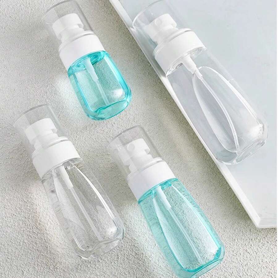 Transparent Travel Refillable Spray Bottles, Fine Mist Atomizer, Toner ...