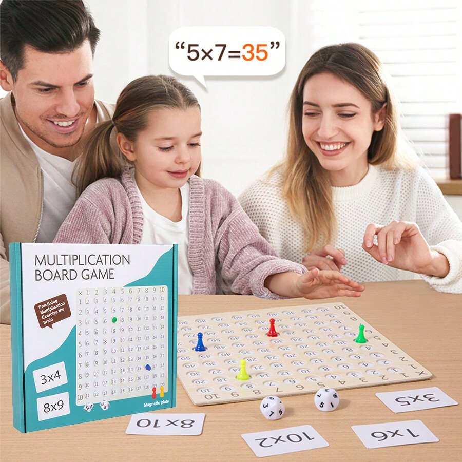 Early Education Magnetic Force 99 Multiplication Table Students Math 99 ...