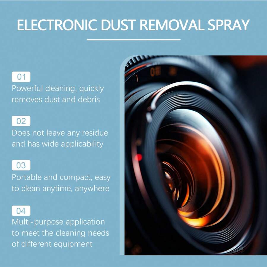 Electronic Dust Spray Laptop Keyboard Cleaner Multi-Purpose Air Dust ...