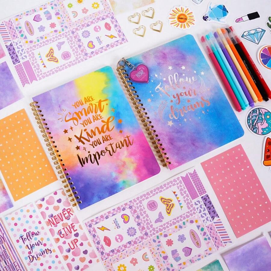 DIY Journal Kit For Girls - DIY Journal Set For Tween & Teen Girls ...