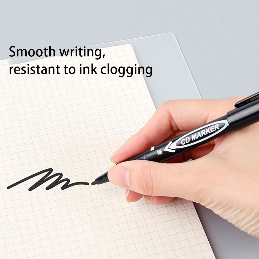 Oil-Based Marker Pen Small Dual-Tip Marker Pen Outliner Pen Marking ...