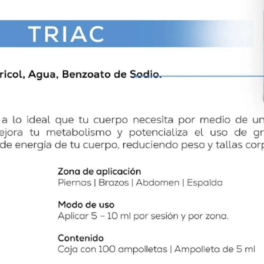 Triac de Mesofrance (Blister con 10 amp) | Moda de Mujer | SHEIN México