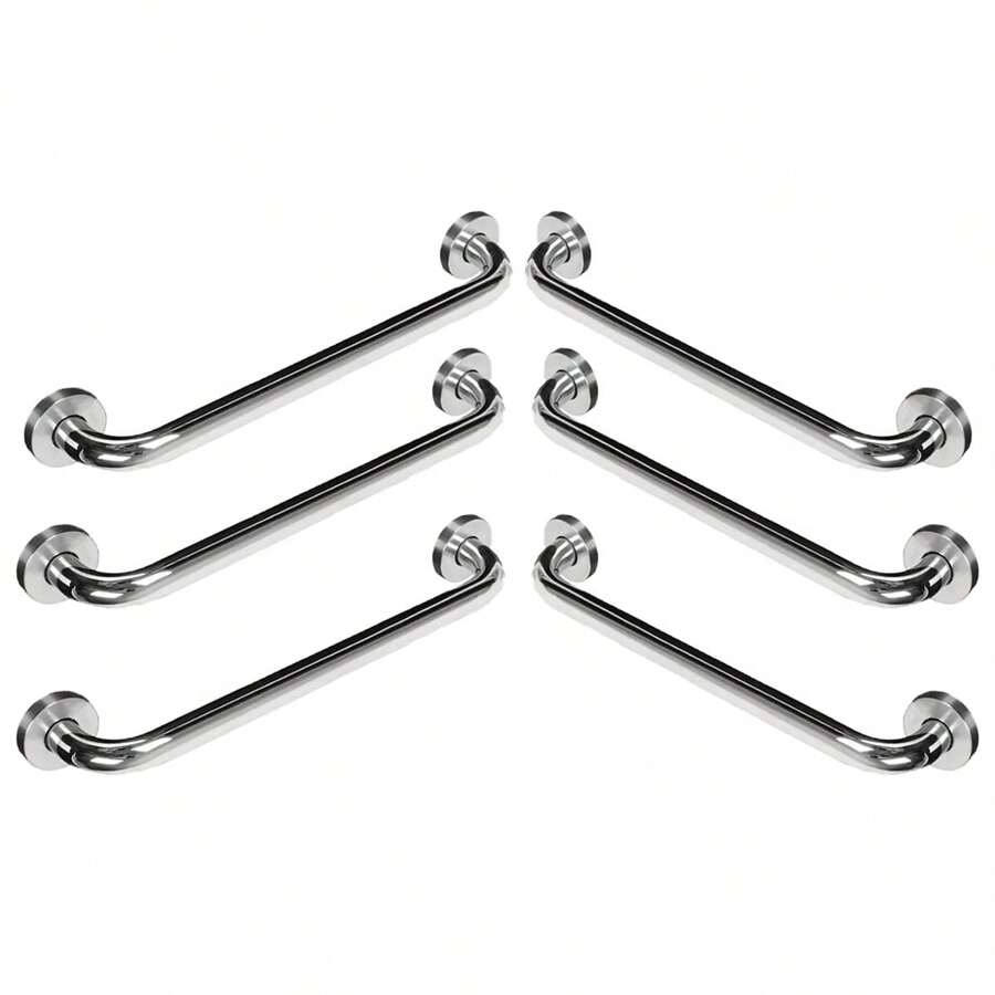 Support Handle Bar 50cm Stainless Steel Safety Kit 6 Units Elderly Pcd ...