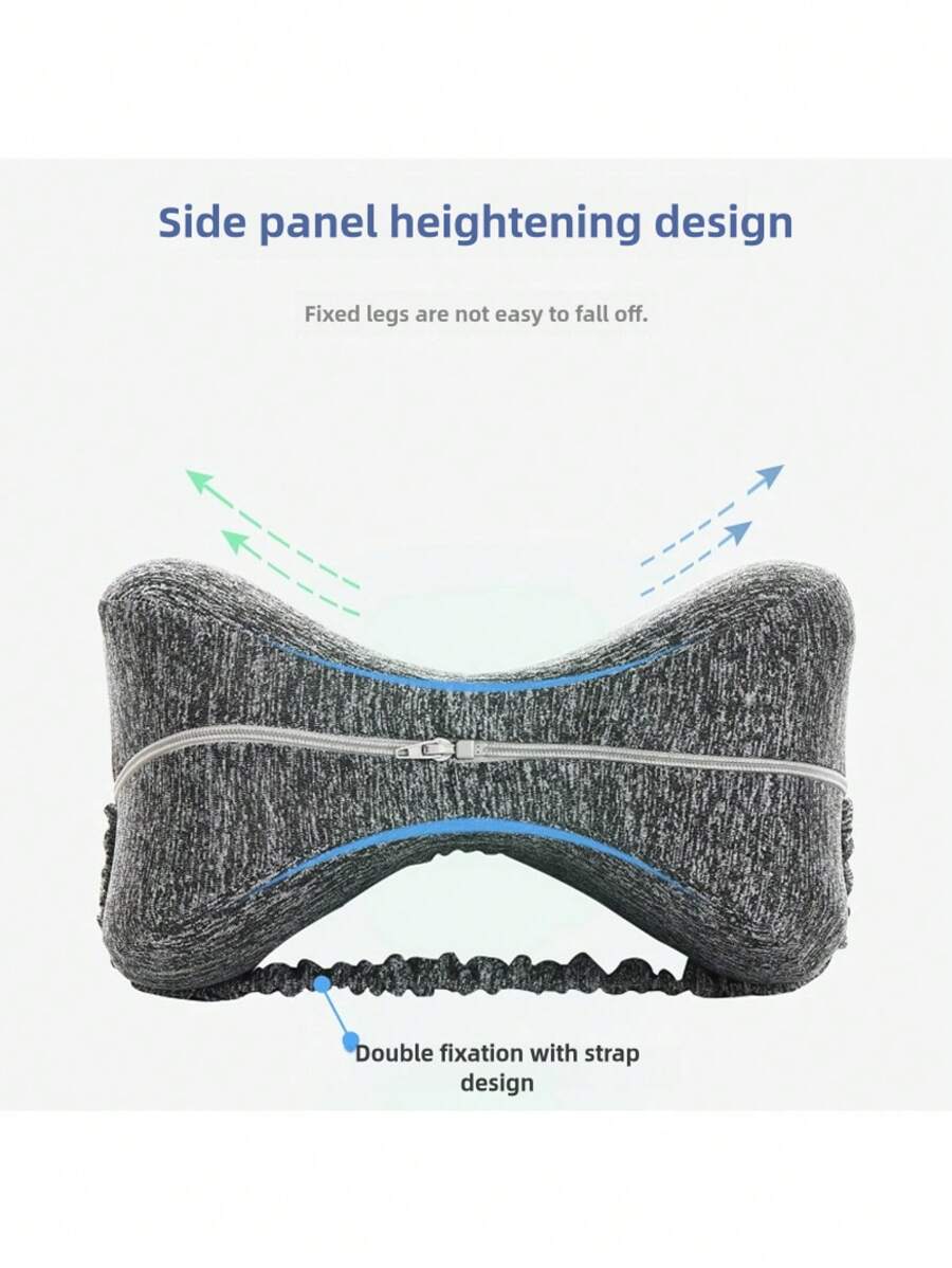 1 Pack Heart-Shaped Memory Foam Leg Positioner Pillow For Spine And Hip ...