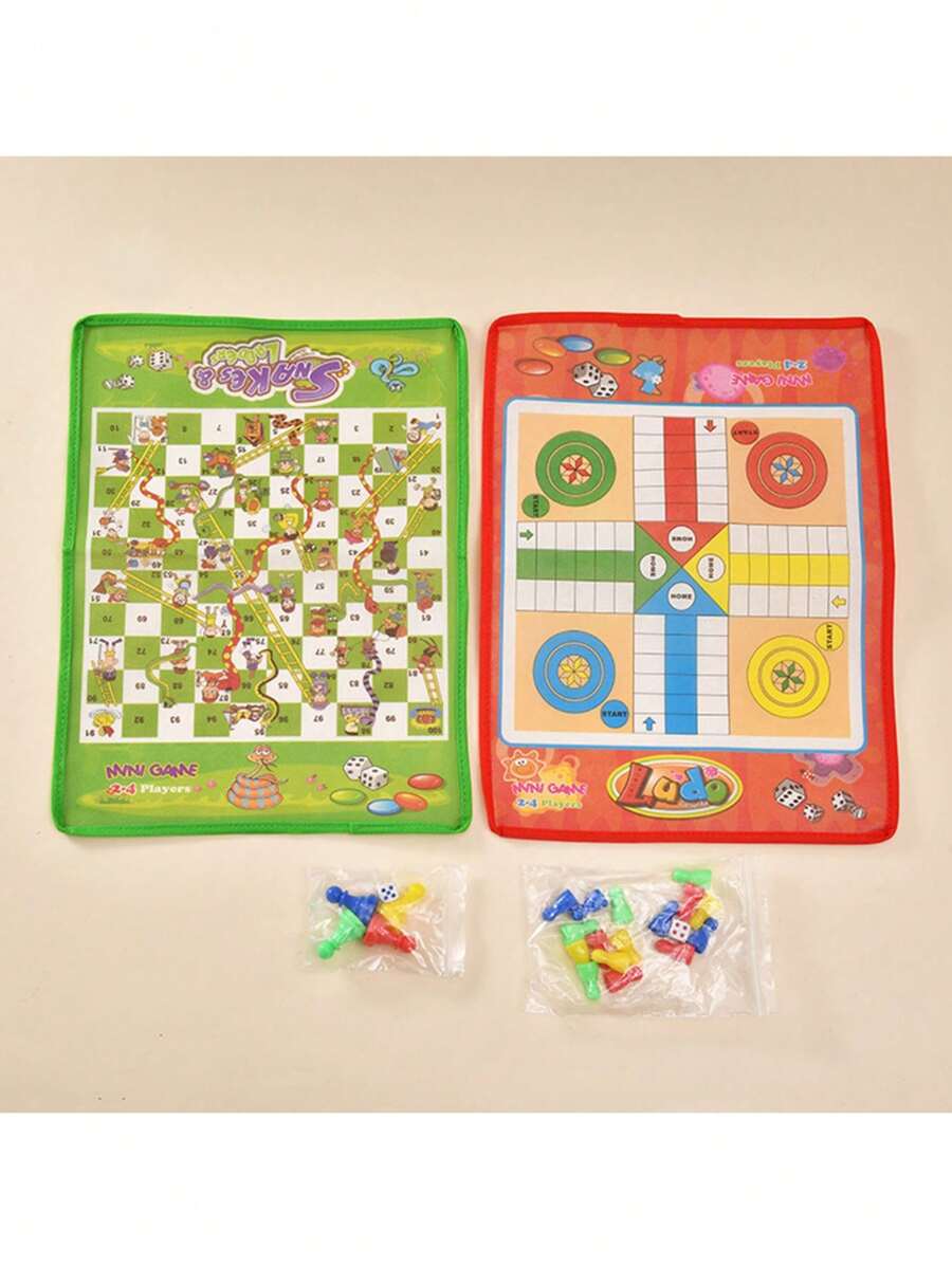 4-Color Chess Set, 4/16 Pieces, Family Entertainment Educational Game ...