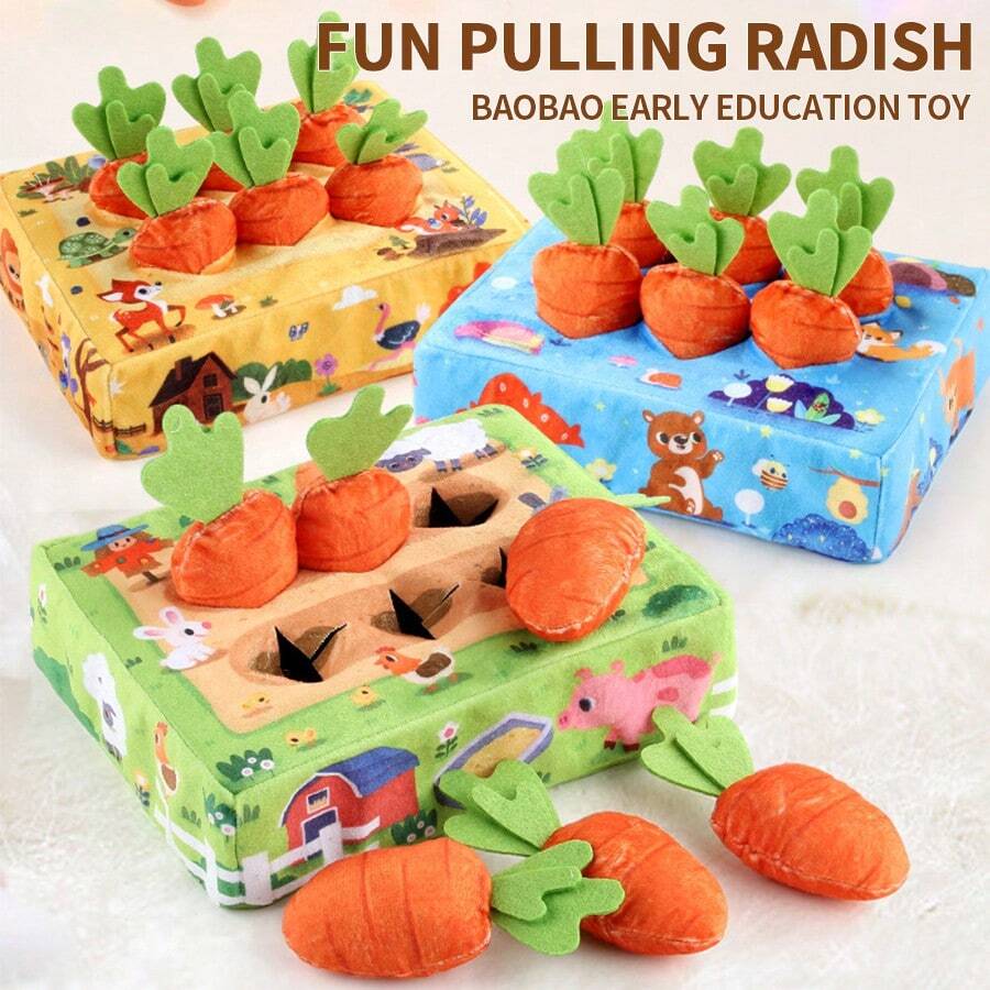 Children's Early Education Simulation Fun Pulling Radish Children's ...