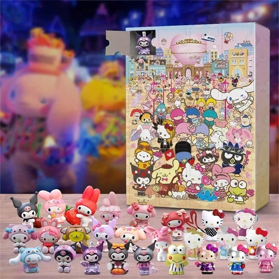 Sanrio Sanrio 24pcs Christmas Mystery Box Countdown Gift Box Christmas ...