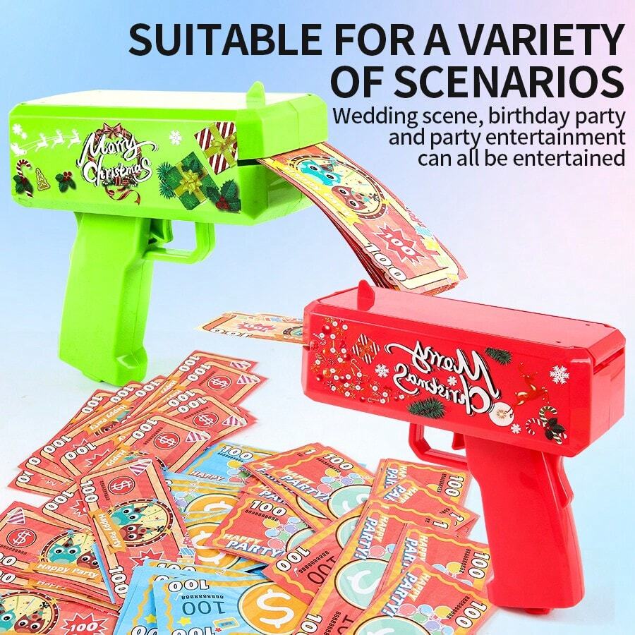 Spray Money Gun Spray Money Toy Money Gun Party Wedding Shoot Money ...