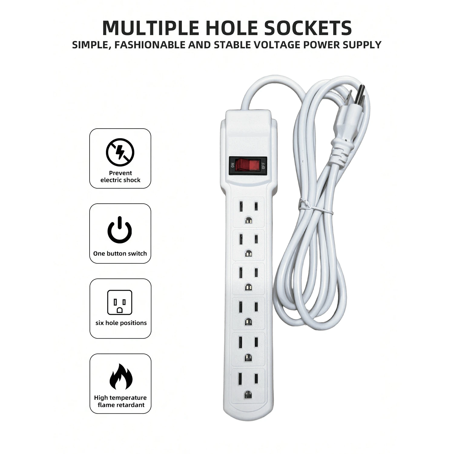 American-Style Power Strip, American Standard Socket, All-Copper Power ...