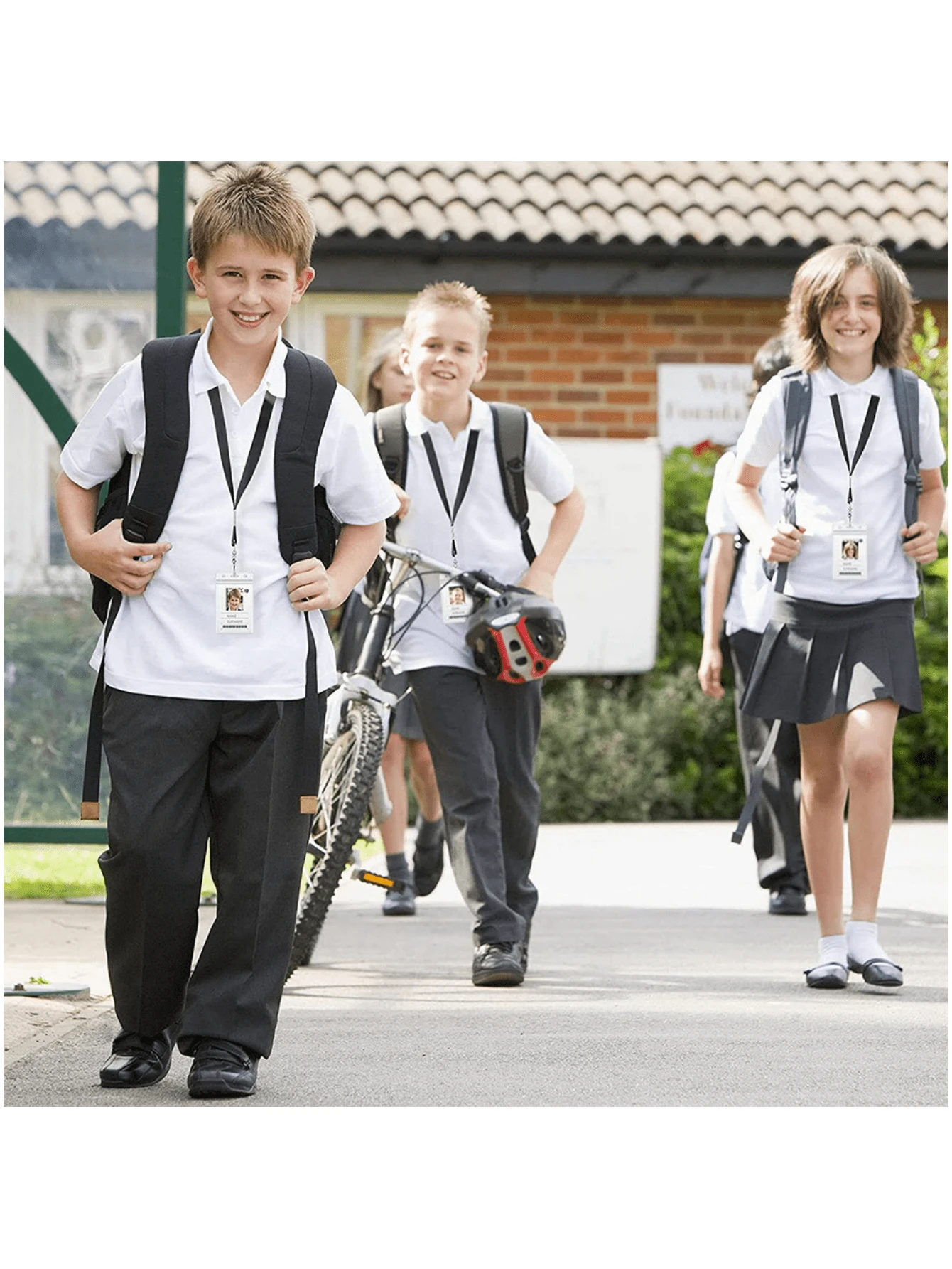 Vertical Transparent Waterproof PVC Card Holder With Lanyard, For ID ...