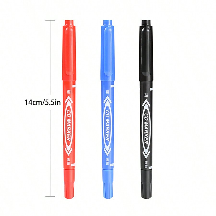 Oil-Based Marker Pen Small Dual-Tip Marker Pen Outliner Pen Marking ...