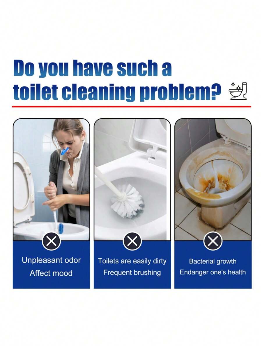 Toilet Cleaning Blocks - Deodorize And Remove Stains And Urine Residue ...