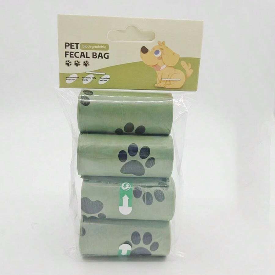 Pet Waste Bags, Sturdy & Portable One-Time Use Poop Scoop Bags For Cats ...
