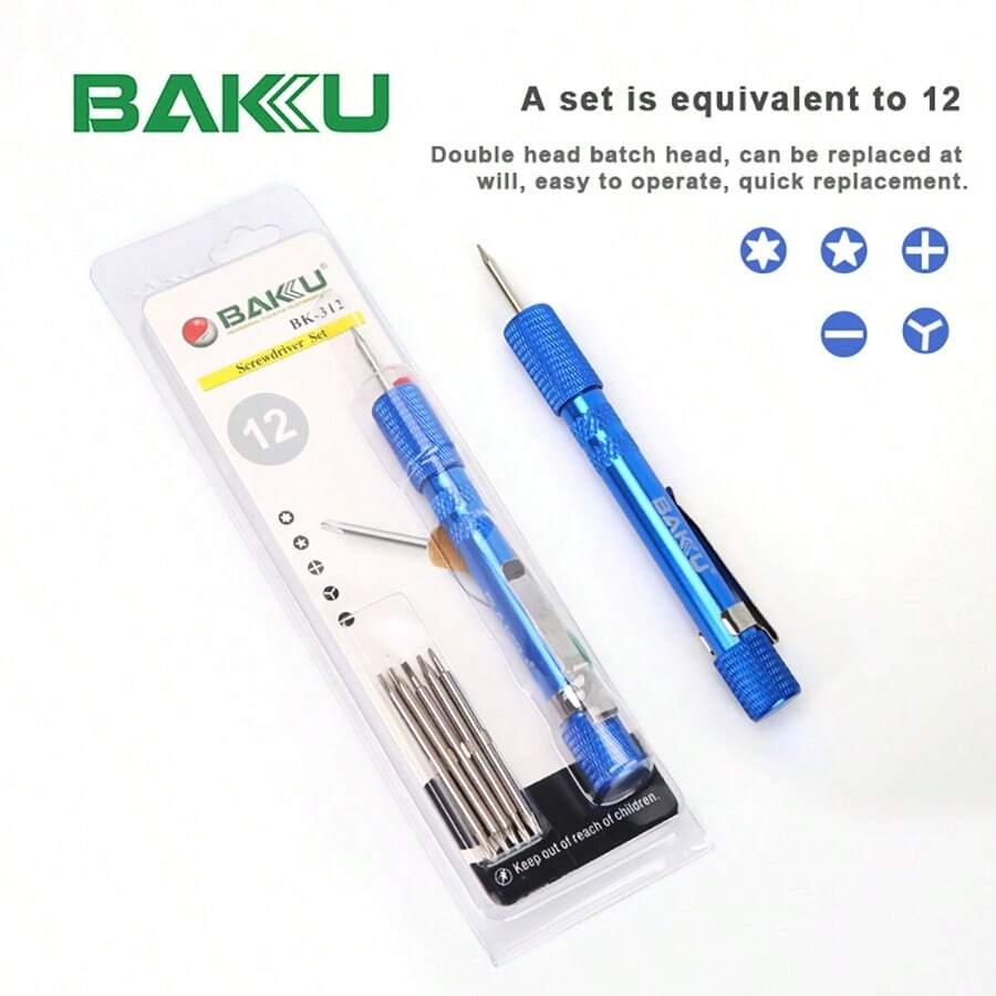 baku BAKU 312 12 In 1 S2 Screwdriver Set Precision Bit Set For ...