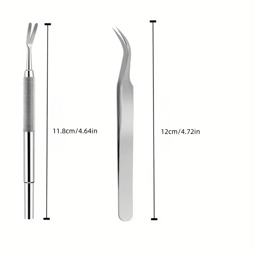 Tick Remover Kit, Stainless Steel Tick Remover Tweezers, Pet Dog Cat ...