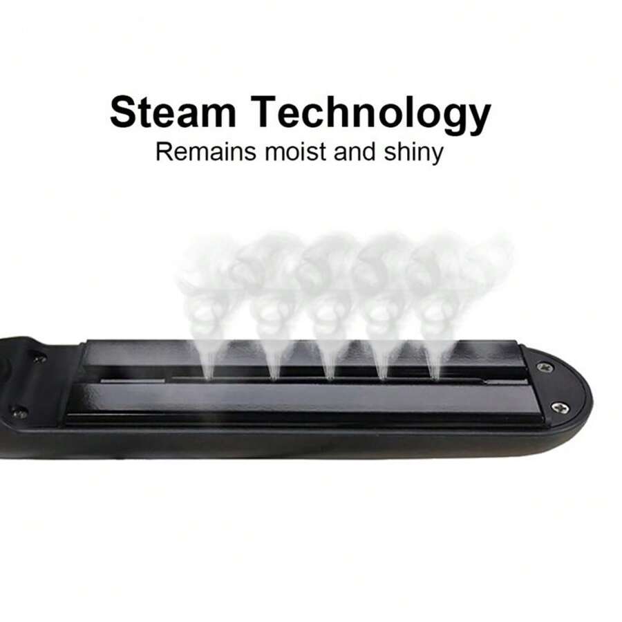 Steam Straightener For Hair Professional Steam Flat Iron Salon Ceramic Tourmaline Vapor Steam ...