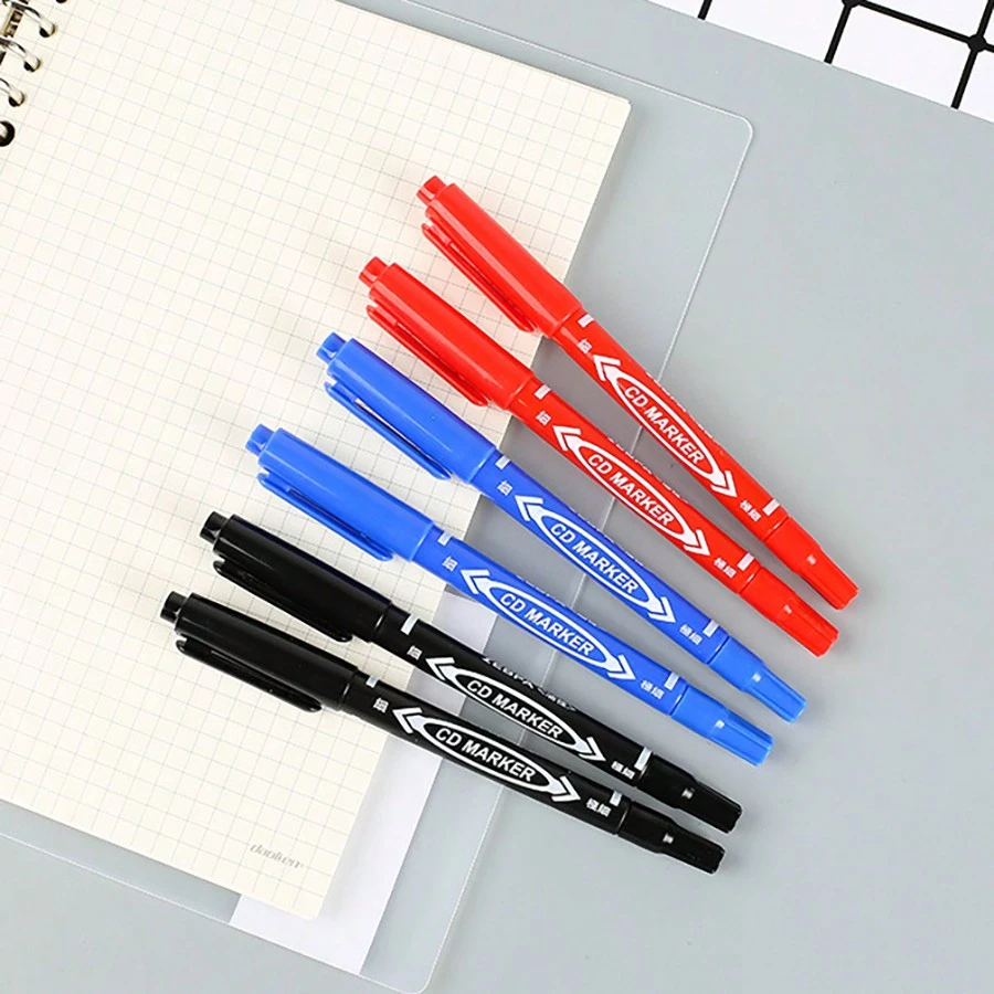 Oil-Based Marker Pen Small Dual-Tip Marker Pen Outliner Pen Marking ...