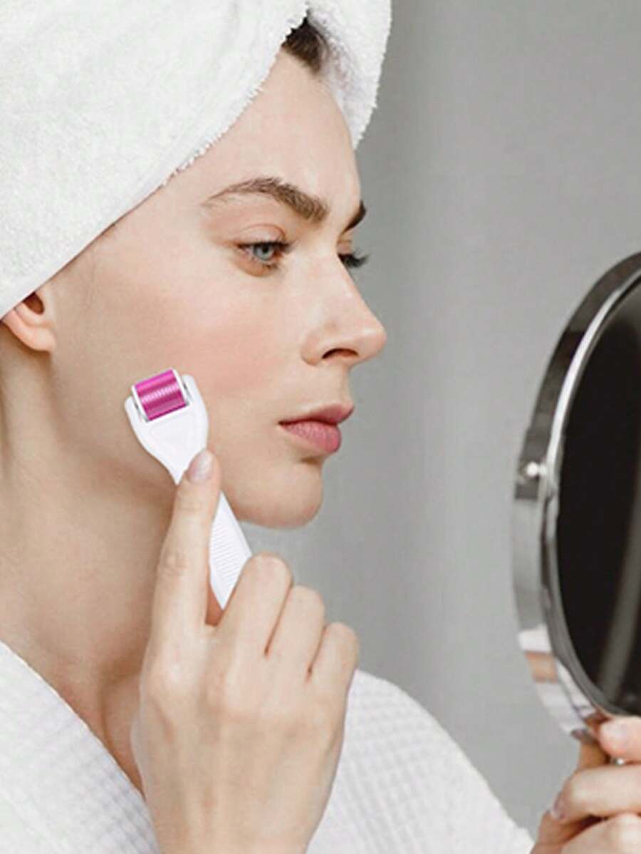 Derma Roller For Face And Body - 6 In 1 Titanium Microneedling Roller ...