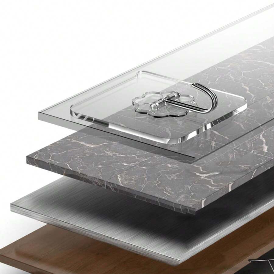 Adhesive Acrylic Wall Hooks, No Drilling, Transparent Hangers For Dorms ...