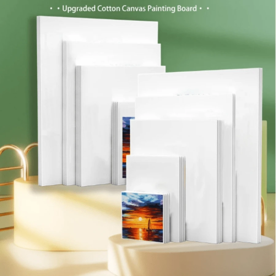 Multi-Size Ultra Thin & Lightweight Artist Painting Canvas Boards, Oil ...