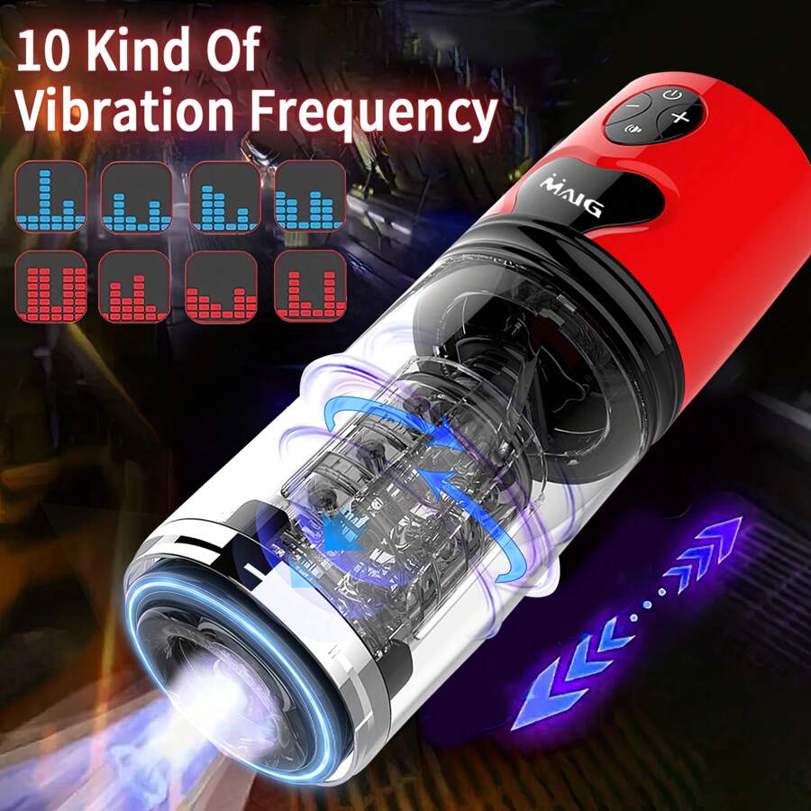 Male Masturbaters Electric Multi-Speed Automatic HandsFree Rotating ...