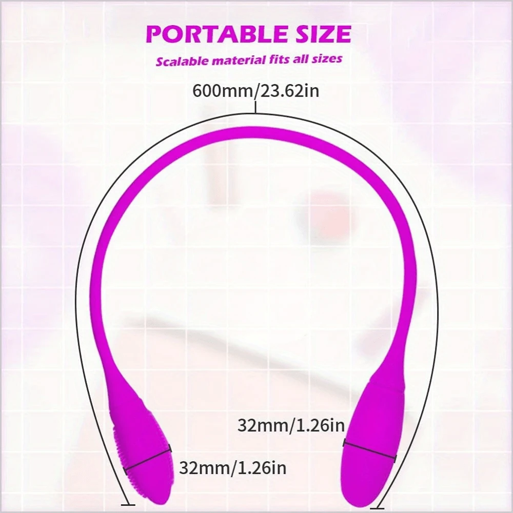2 In 1 Vibrating Egg - Dual Head Vibrator, Vaginal And Anal Stimulation ...