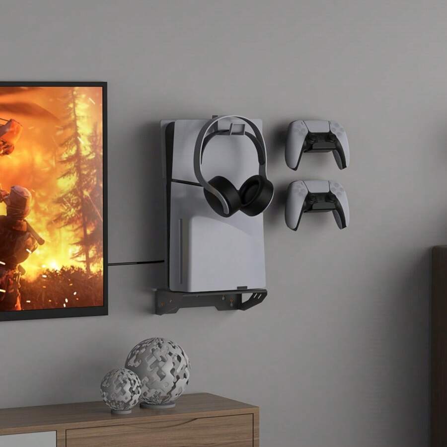 DOBE FOMIS ELECTRONICS PS5 Slim Wall Mount Kit, Compatible With PS5 ...