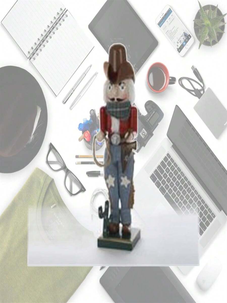 Kurt S. Adler- Inc. C9672 Kurt Adler 15&& Wooden Cowboy Nutcracker for ...