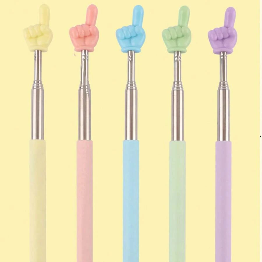 1/3/5 Randomly Colored Retractable Two-Finger Auxiliary Reading Sticks ...