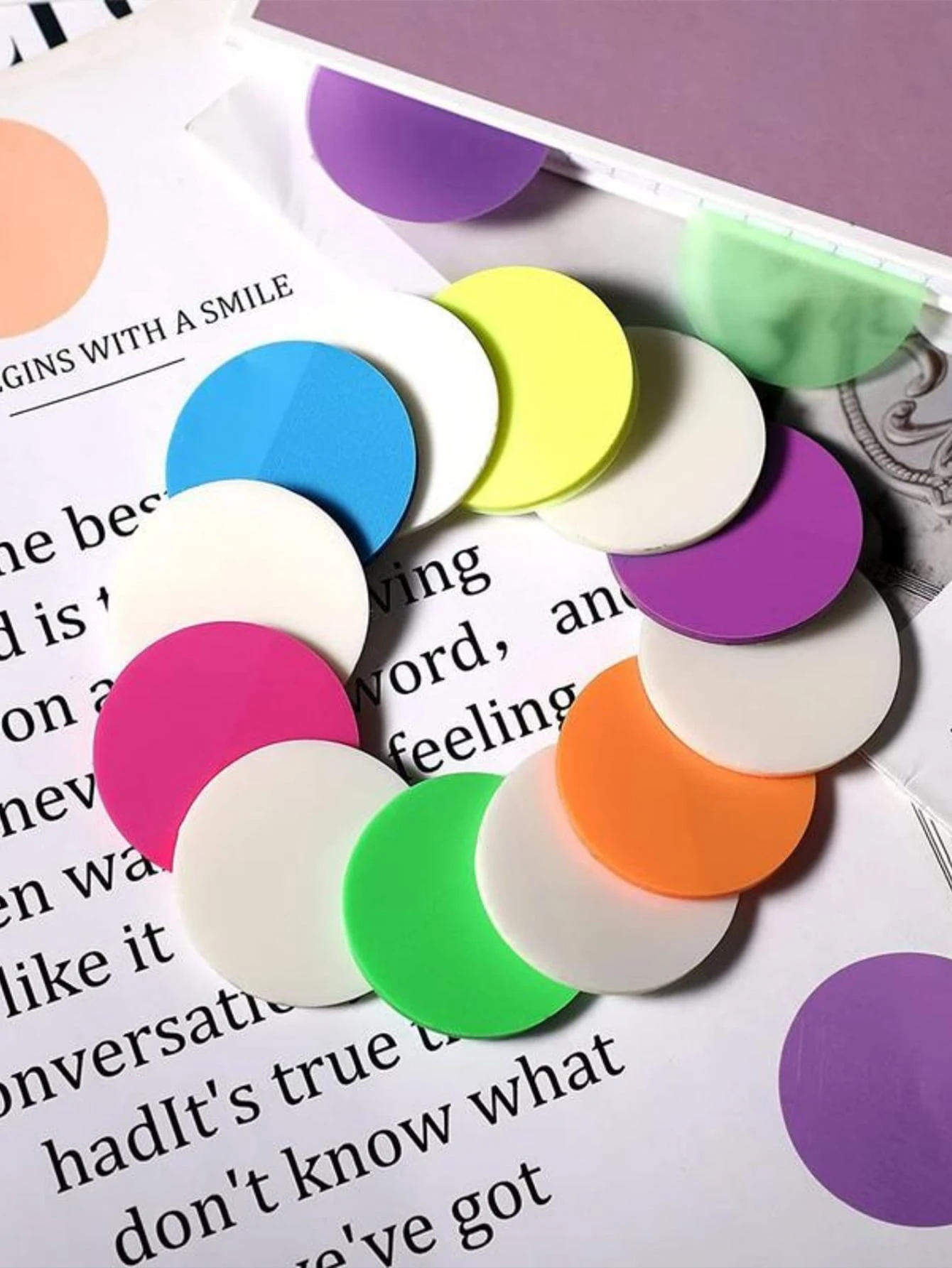 8Packs Clear Writable Index Sticky Notes, Transparent Waterproof Memo ...