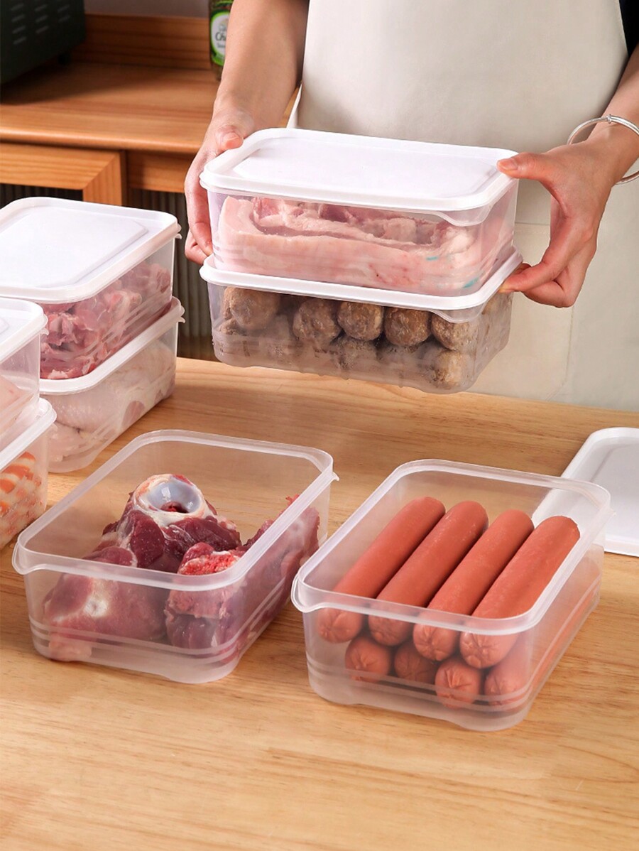 6pcs Carton Packaged Refrigerator Meat Food Storage Containers ...