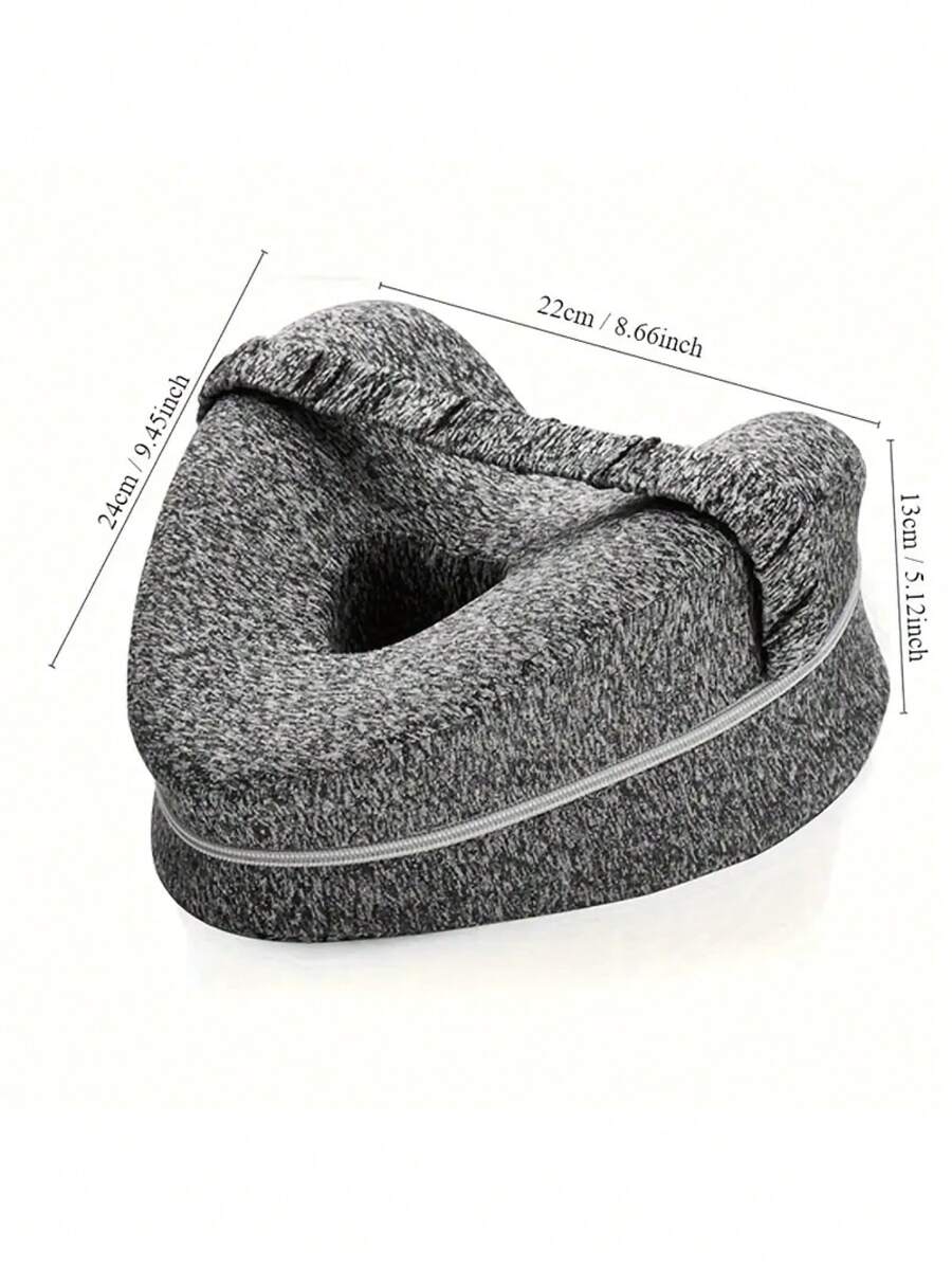 1 Pack Heart-Shaped Memory Foam Leg Positioner Pillow For Spine And Hip ...