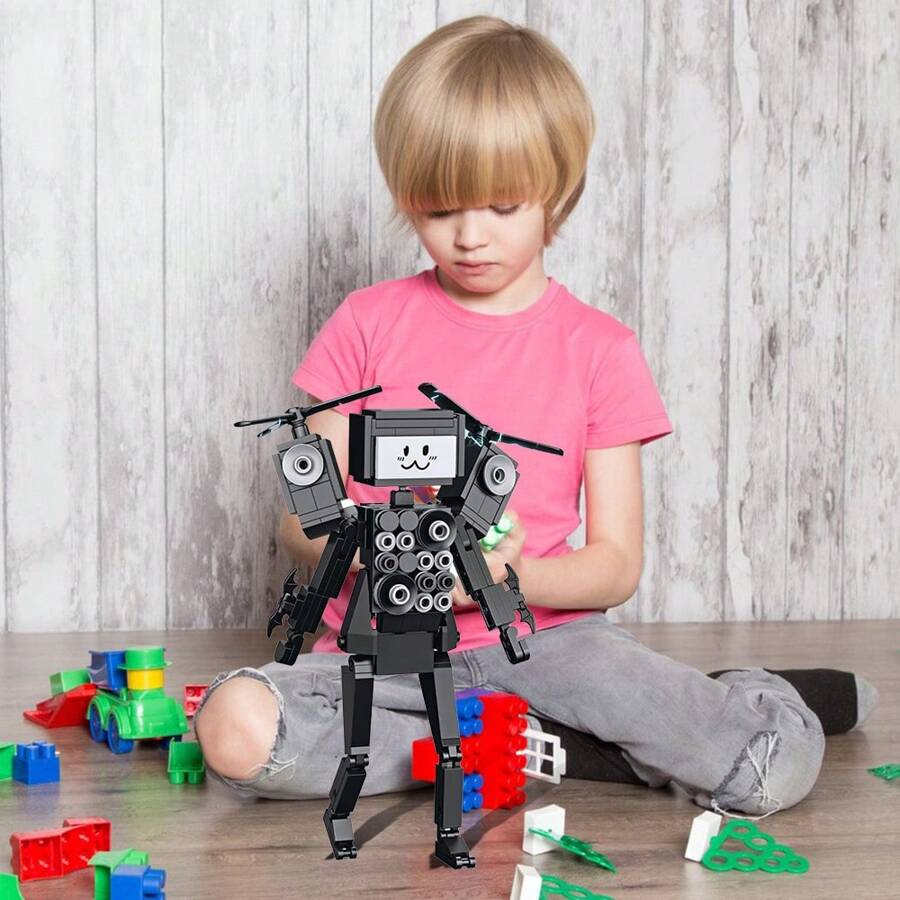 Kouipoie Skibidi Toy Building Set, Fun Video Characters Toys Skibidi ...