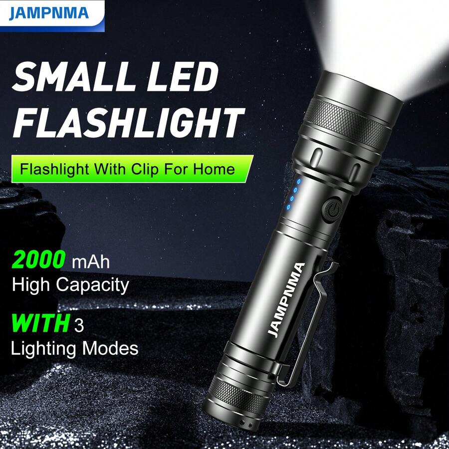 Rechargeable Flashlights High Lumens, Super Bright Flash Light, Small ...