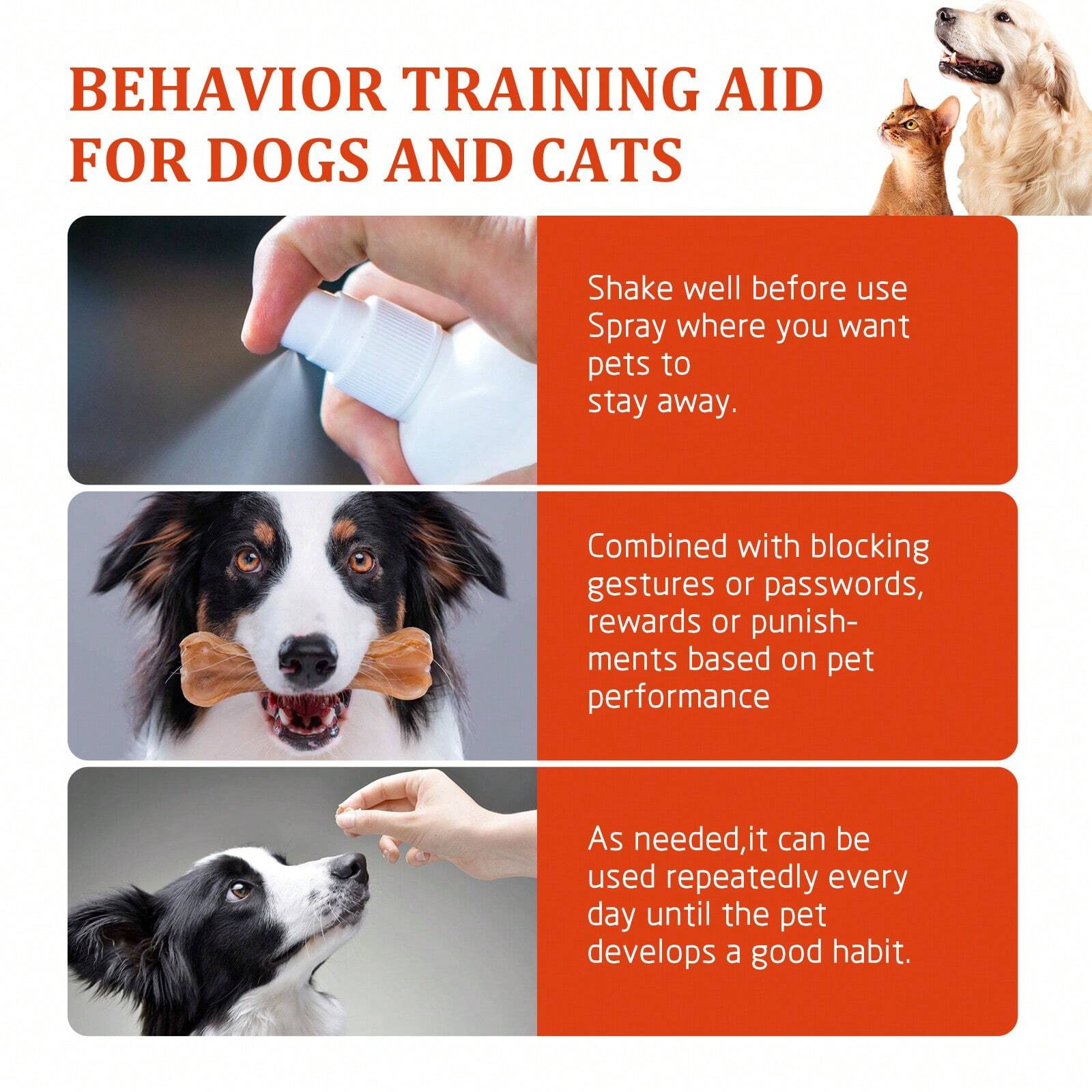 120ml Pet Anti-Chew Spray, For Cats And Dogs To Prevent Biting And ...