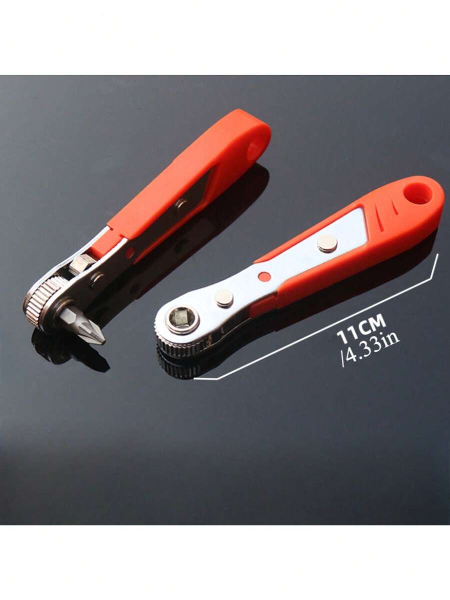 Screwdriver Handle Suitable For Narrow Spaces, Front And Rear, Bent ...