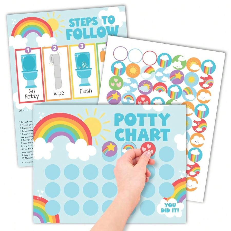 Rainbow Potty Training Chart | Sticker Charts | Early Education | SHEIN IL