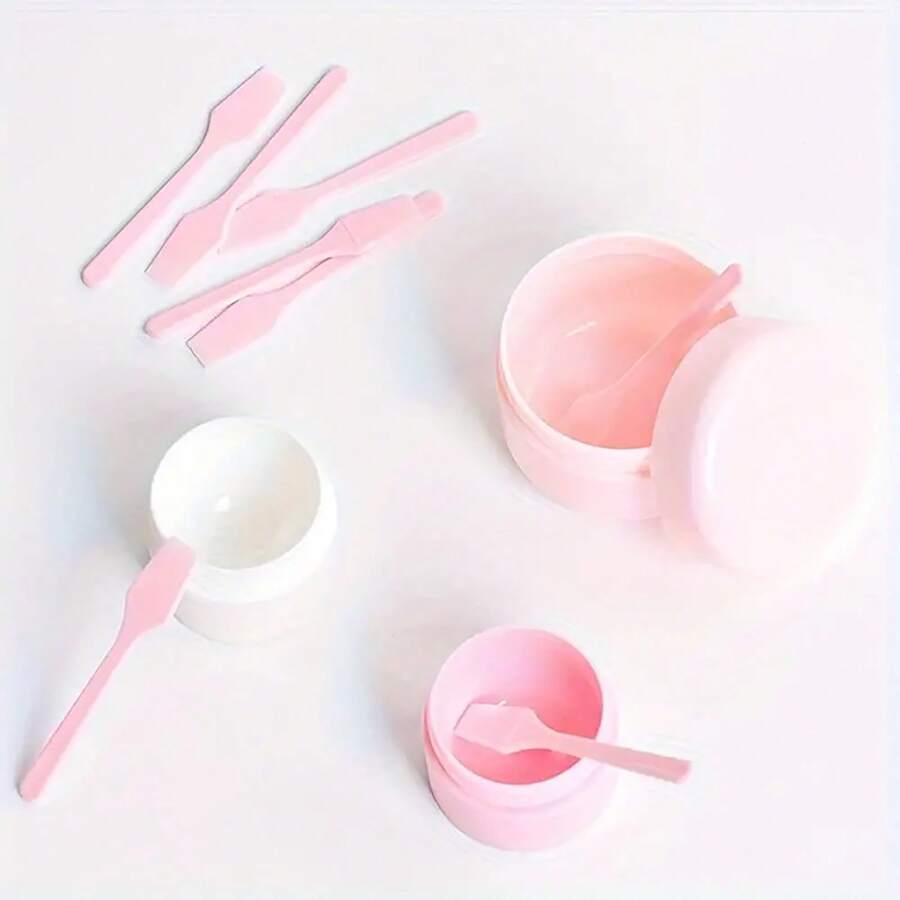 50 Stück Einweg Tiegel Gesichtscreme Spatel, kosmetische und pflegende ...
