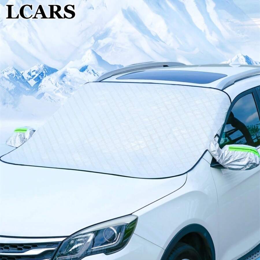 LCARS Couvre-pare-brise de voiture magnétique, coupe-vent pour l'hiver ...