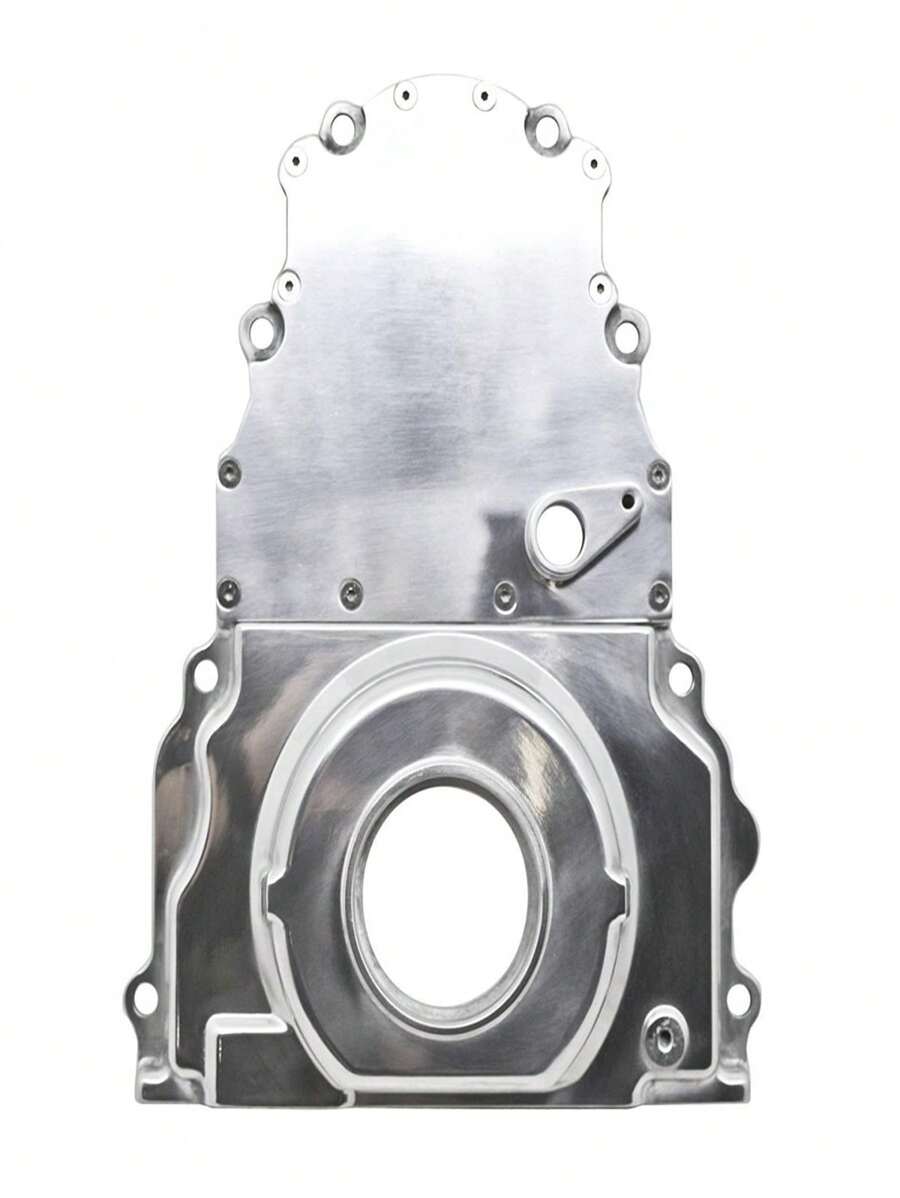 Aluminum Chevy LS Two Piece Timing Chain Cover With Cam Sensor Hole ...