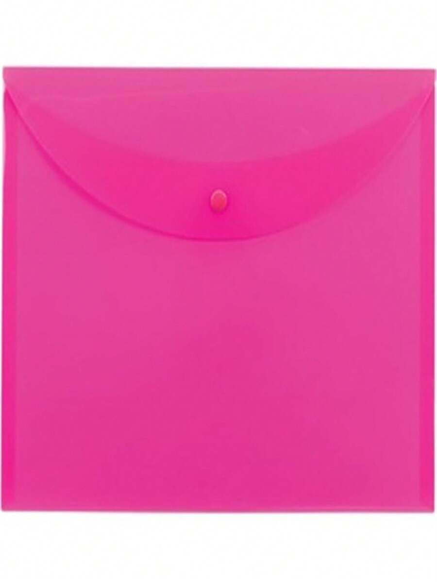 Snap Closure Poly Envelopes File Wallet Pink - Pack Of 10 | SHEIN USA