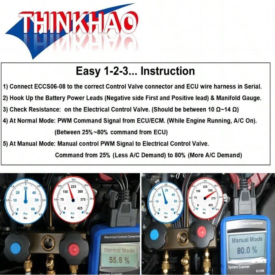 Control Valve Tester, Variable Displacement Compressor System Tester ...