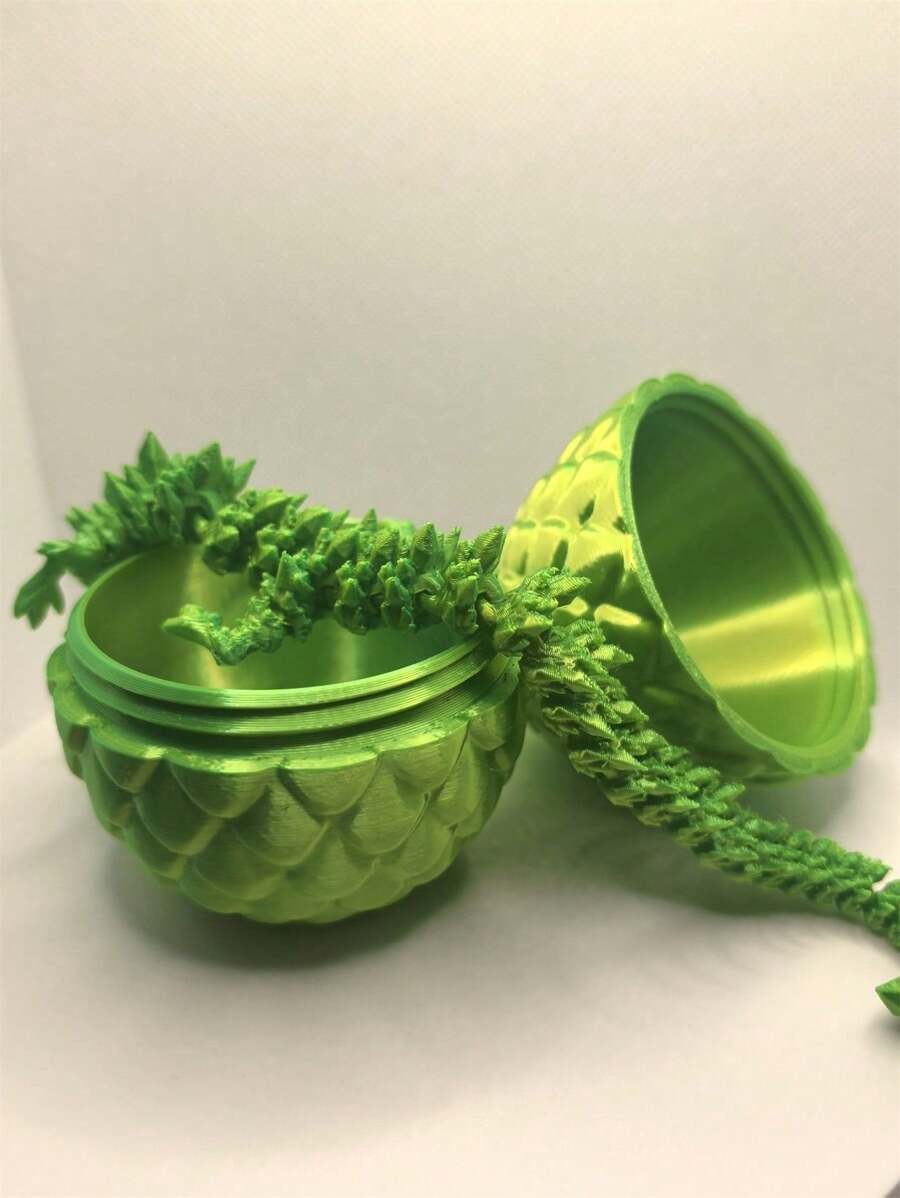 2 Pieces Dragon Egg And Pendant Suit-3D Printing Dragon Egg And Dragon ...