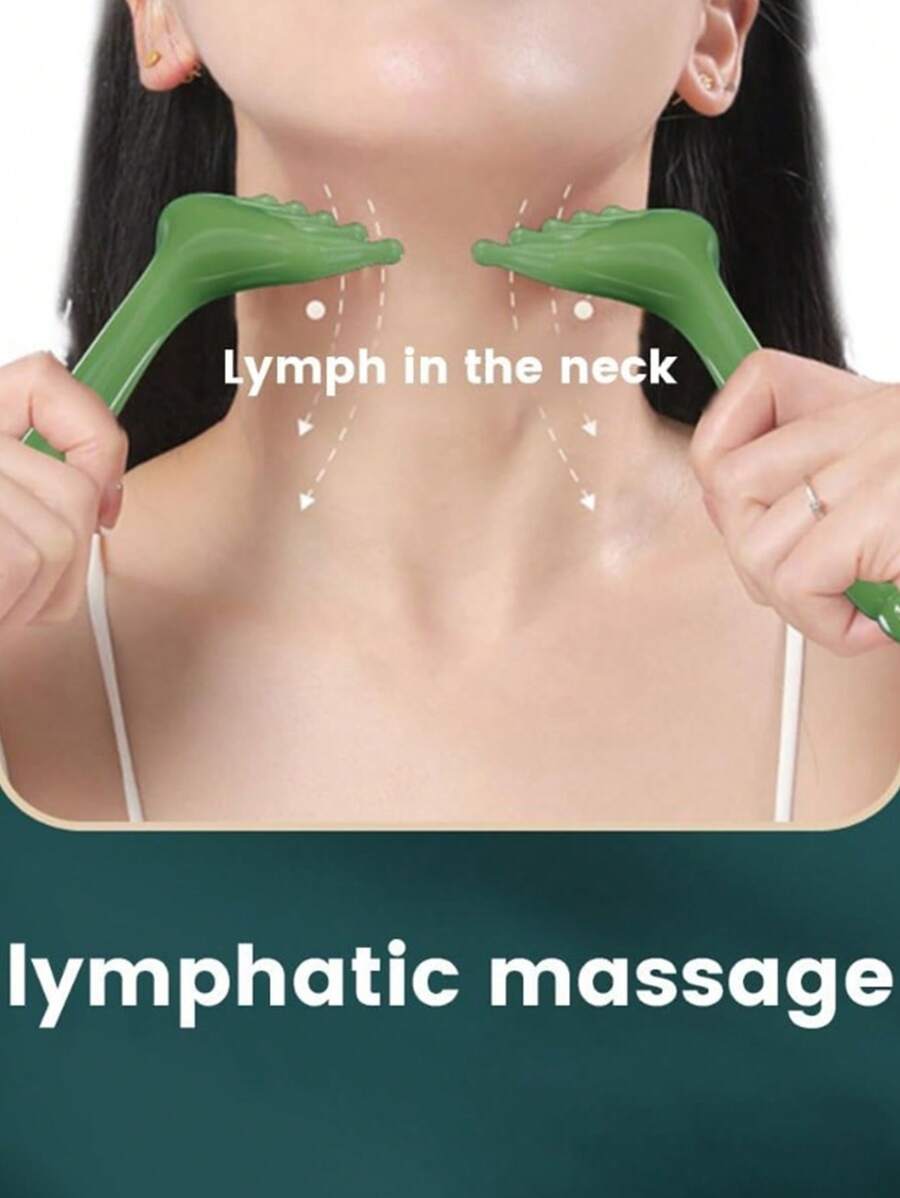 Scalp Massagerplastic Gua Sha Back Massager Head Scratcher Portable Hand Held Spa Head