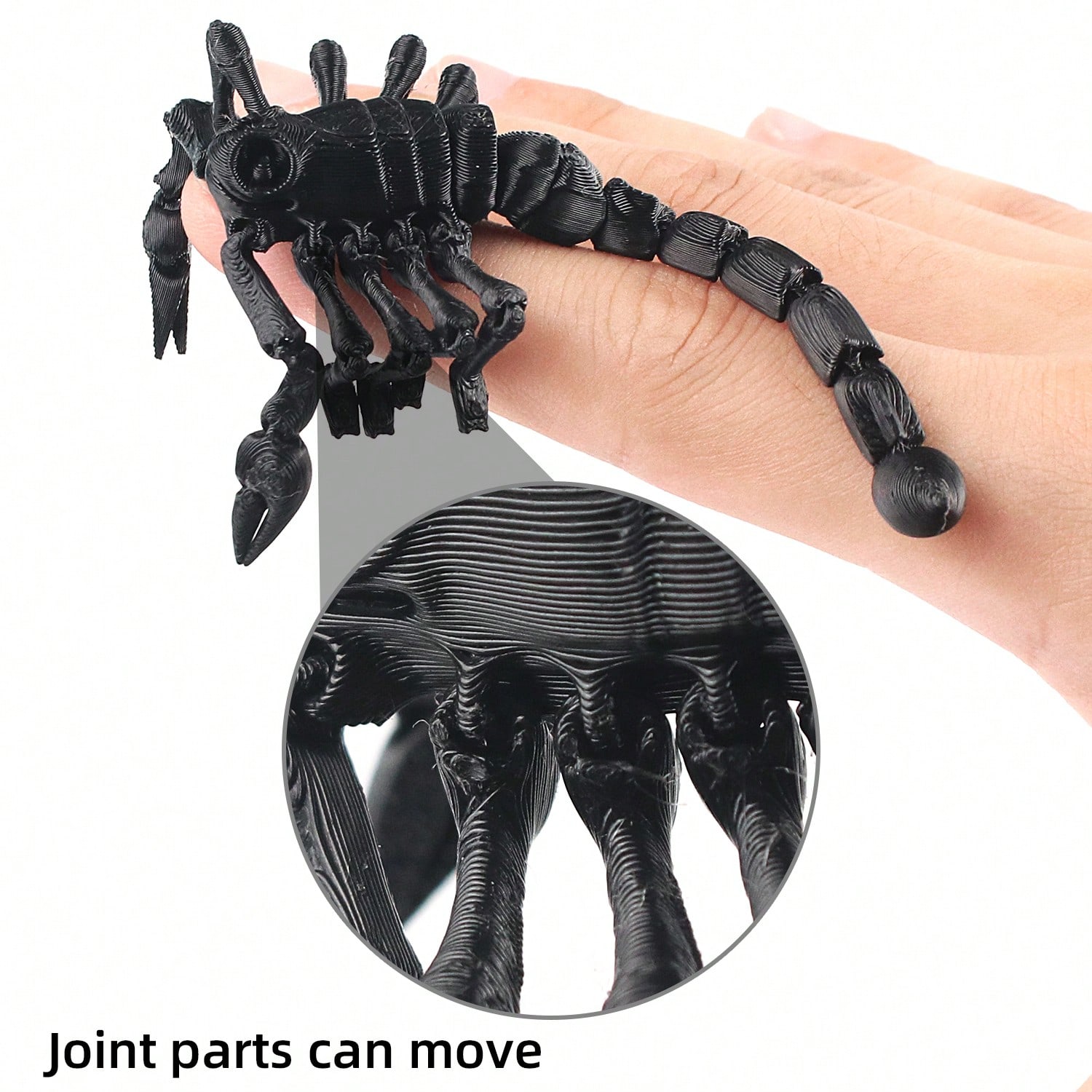 3D Printed Scorpion, Simulated Animal Model, Joints Movable, Sensitive ...