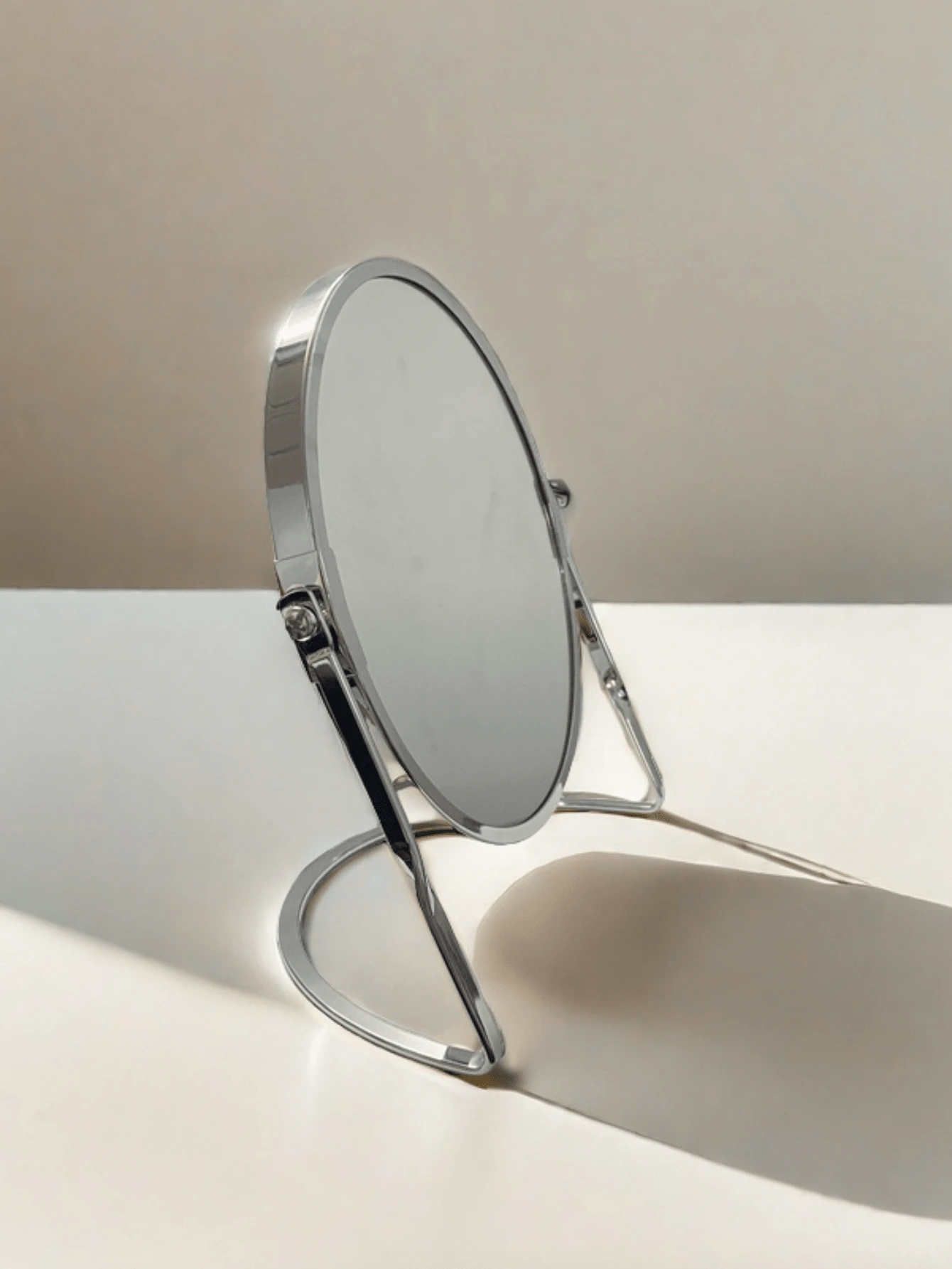 High Definition Single Stand Double Sided 2X Magnifying Vanity Mirror ...