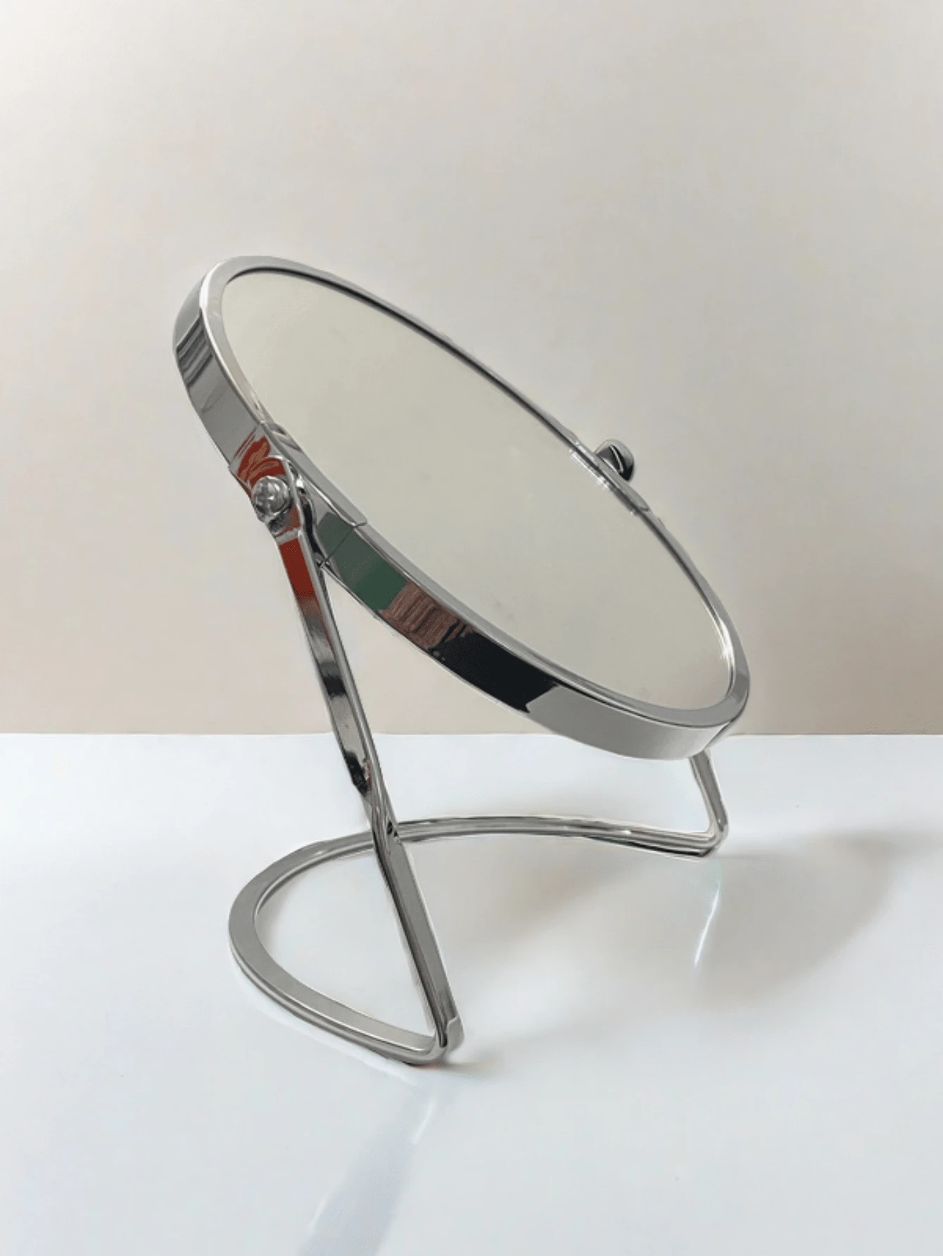 High Definition Single Stand Double Sided 2X Magnifying Vanity Mirror ...