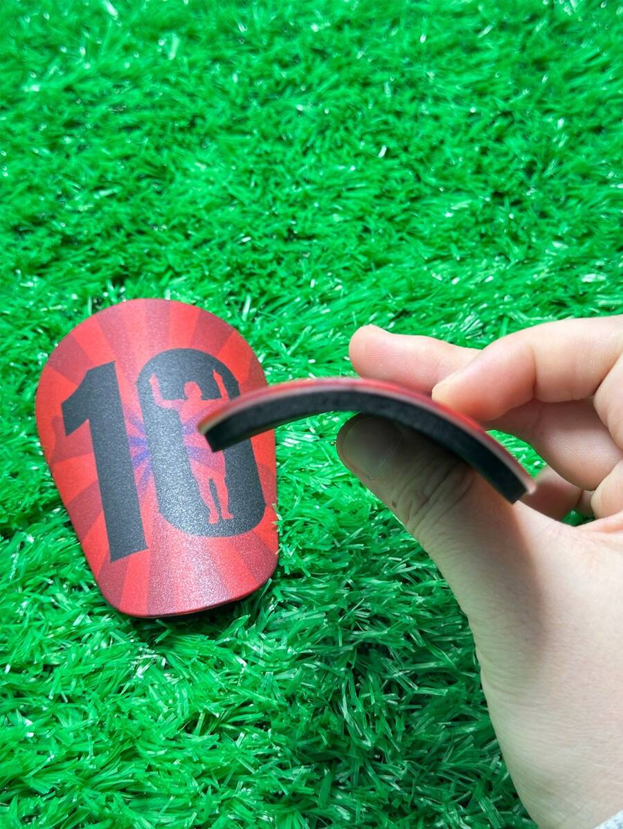 10*6cm Mini Soccer Shin Guards, Fearless In Attack And Defense, Upgrade ...